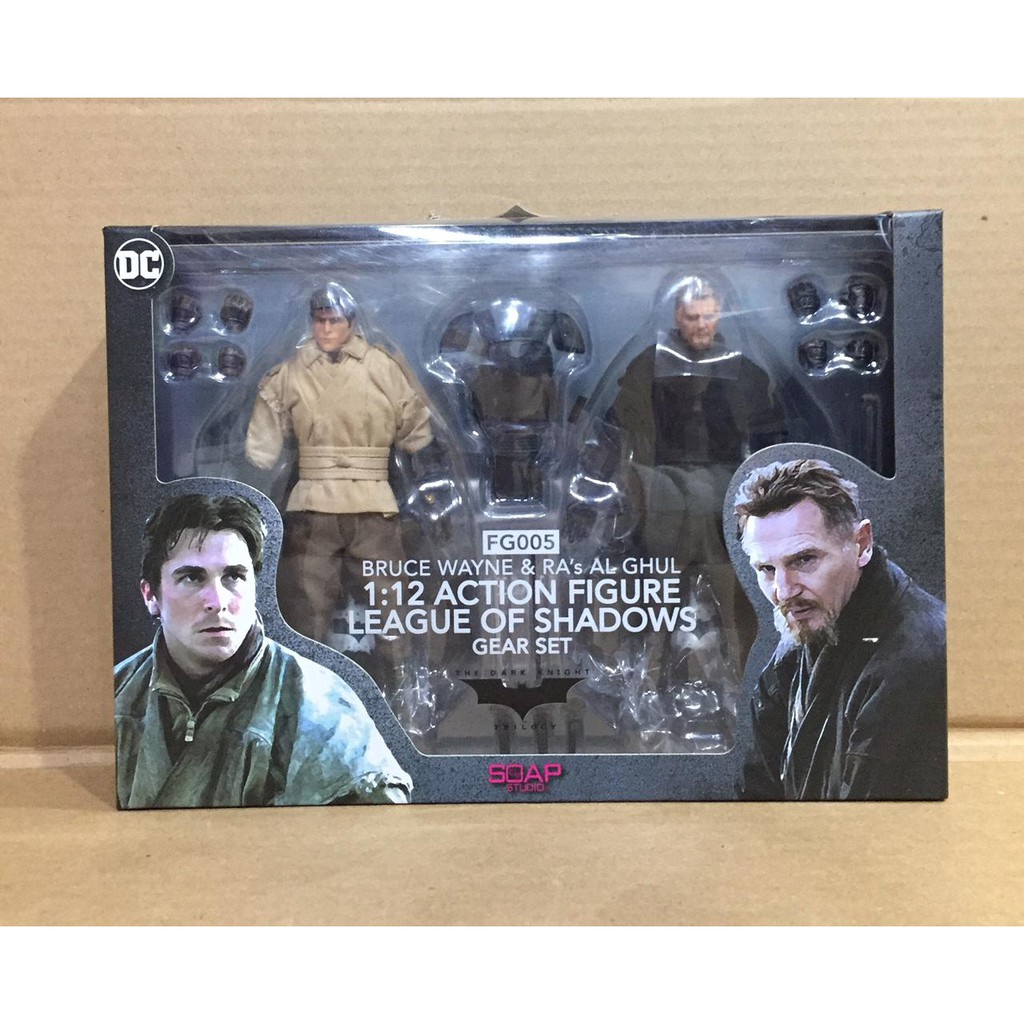 Soap Studios Batman Begins Bruce Wayne and Ra’s al Ghul Action Figures ...