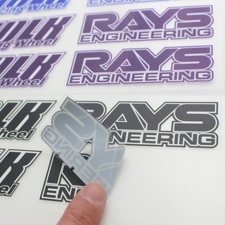 Car styling rim sticker RAYS VOLK TE37 CE28 RACING ADVAN ENKEI SSR ...