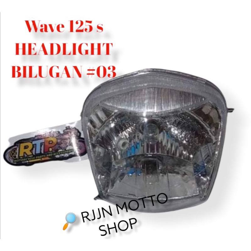 Wave 125 S HeadLight ( Bilugan ) SET | Shopee Philippines