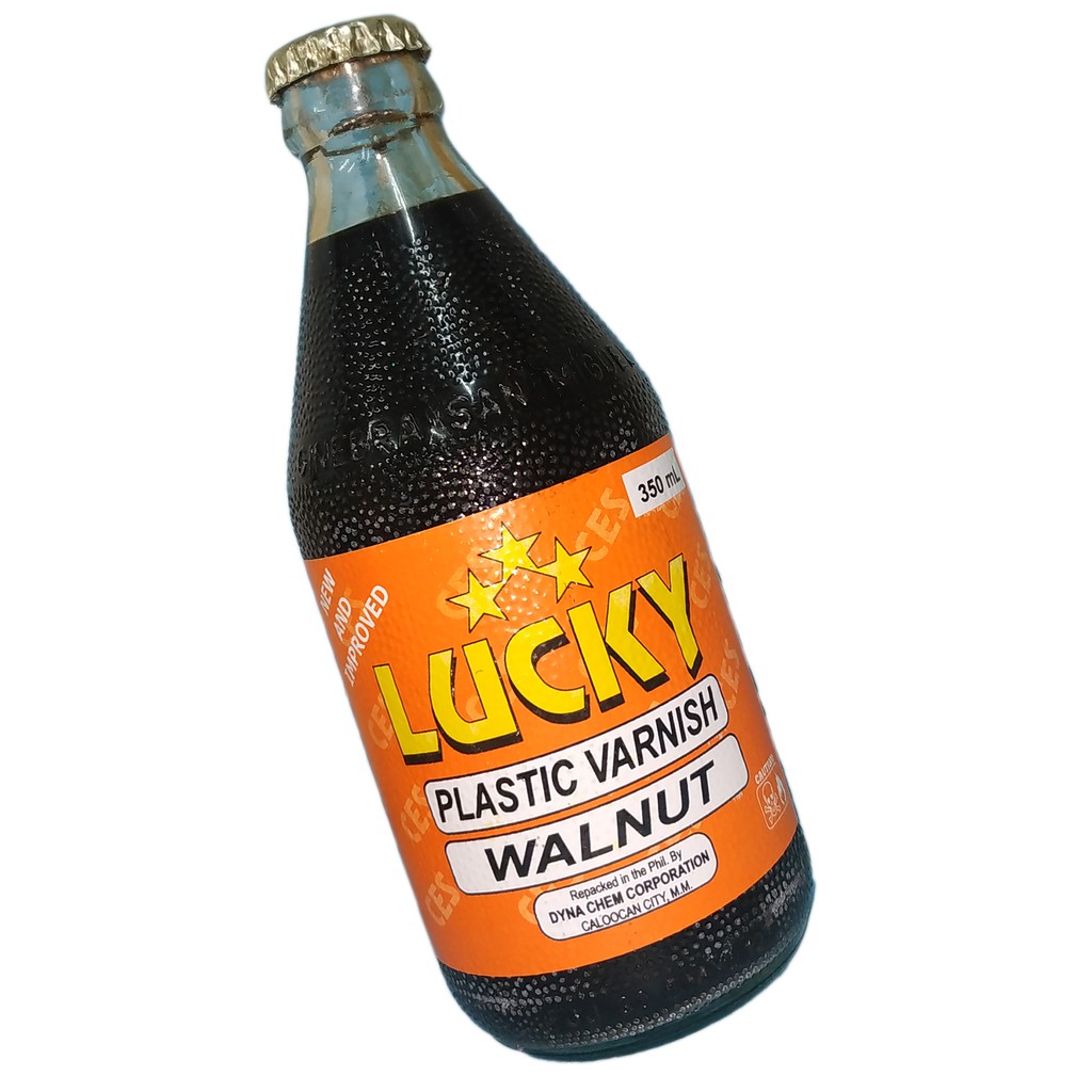 LUCK PLASTIC VARNISH === WALL NUT === 1 BOTE === 350ML | Shopee Philippines