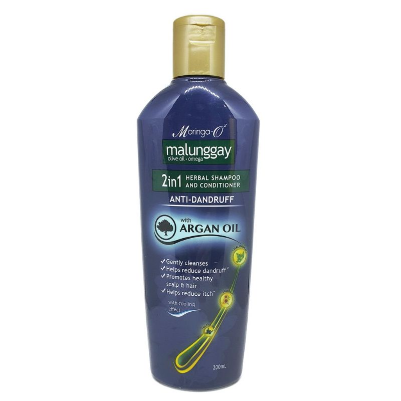 Moringa-O Malungay 2-N-1 herbal Anti-dandruff shampo ang conditioner ...