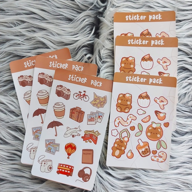 Jollygoodies | Choco Bear And Holiday Stuff Sticker - Joirnaling ...