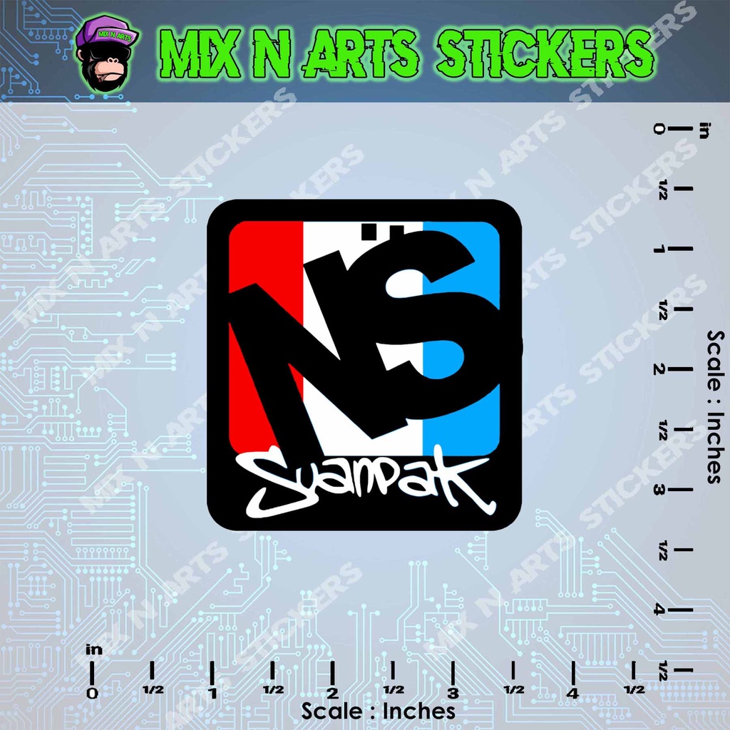 NGO Racenstyle KOU Waterproof Vinyl Sticker for Motorcycle Tumbler Ect ...