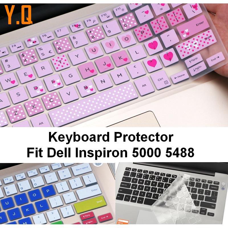 For 14" Dell Inspiron 5000 5488 Keyboard Cover Laptop Keyboard Skin ...