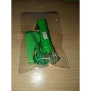 Mini Flashlight with Whistle Survivor Items Kit (Pito and Flashflight ...