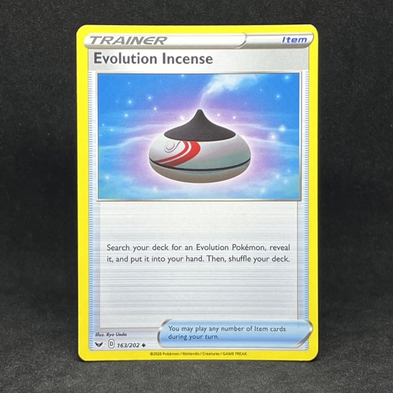 Pokemon TCG Evolution Incense 163/202 2020 Sword & Shield Base Set ...