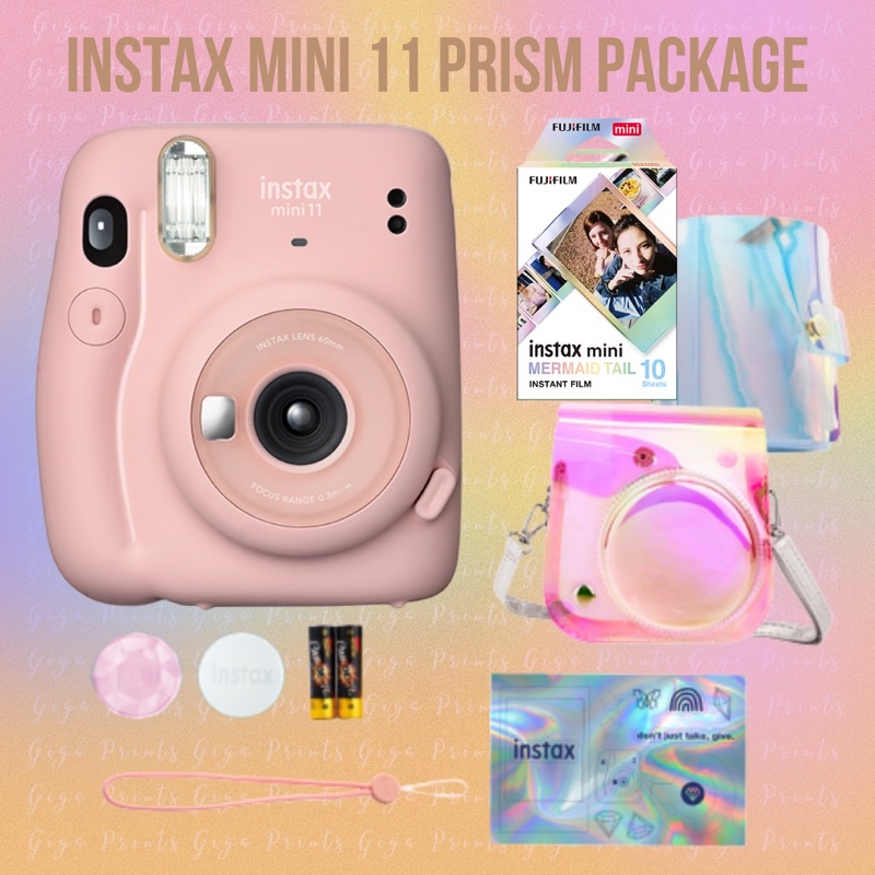 Instax Mini 11 Camera Summer Package / Prism Package | Shopee Philippines