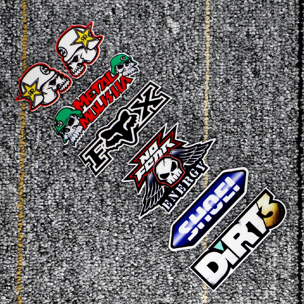 Malisha Fox SHOEI SET Reflective Motorcycle Side Strip Bike Helmet ...