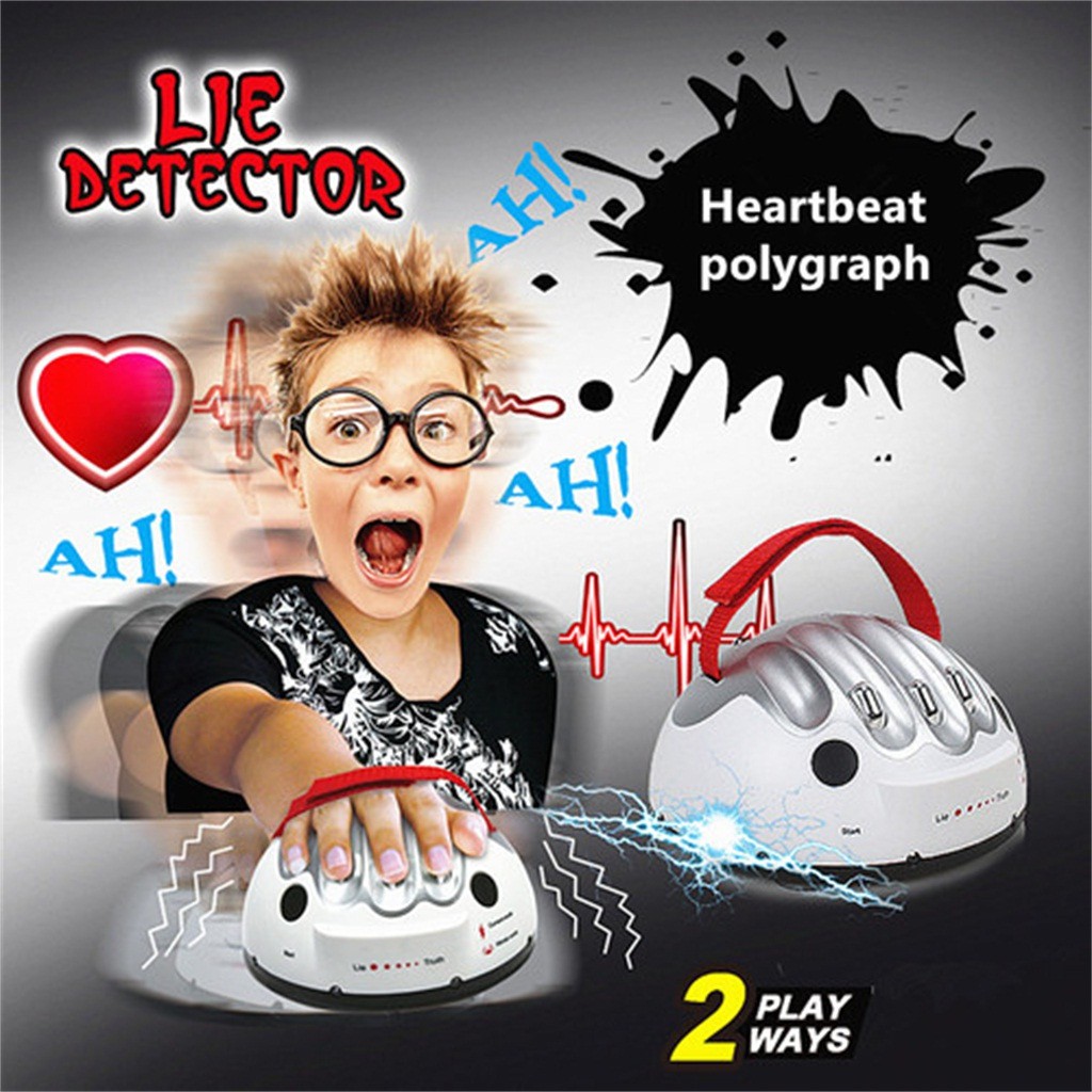 Tricky Lie Detector Shocking Liar Funny Adjustable Adult Polygraph Test ...