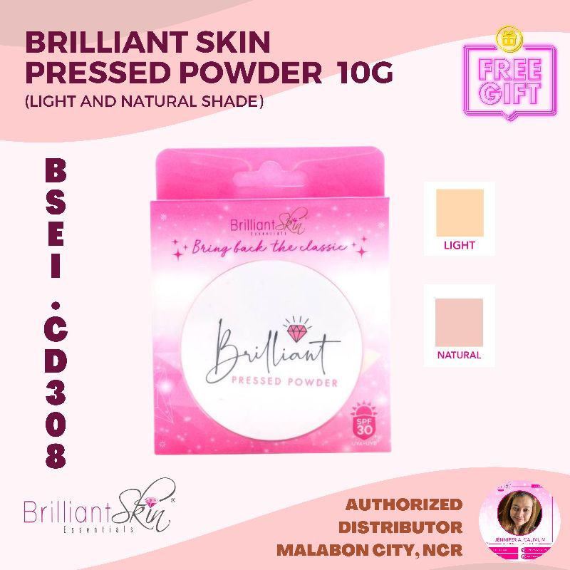 [ jc.skincare ] Brilliant Skin Pressed Powder 10g | Shopee Philippines