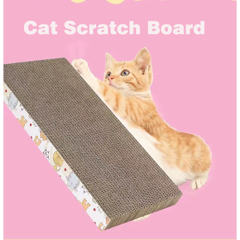 Cat Toys Cat Scratch Board Cat Pad Corrugated Cardboard Kitten Scratch ...