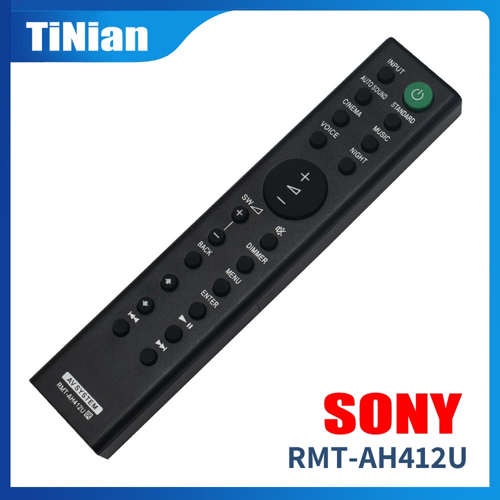 Remote Control RMT-AH412U for Sony HT-S20R HT-S700RF HT-S500RF SS-SS20R ...