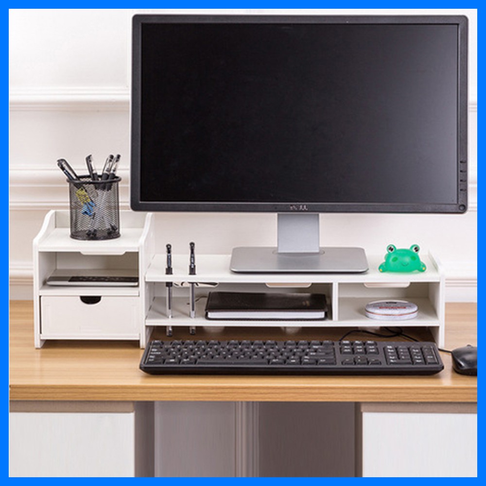 Computer stand desktop multi-layer drawer storage rack 3855 | Shopee ...