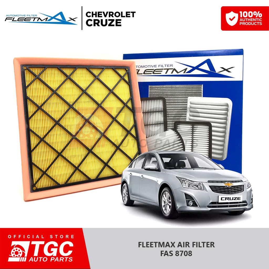 Fleetmax Air Filter / Air Cleaner Chevrolet Cruze Orlando 2010 - 2017 ...