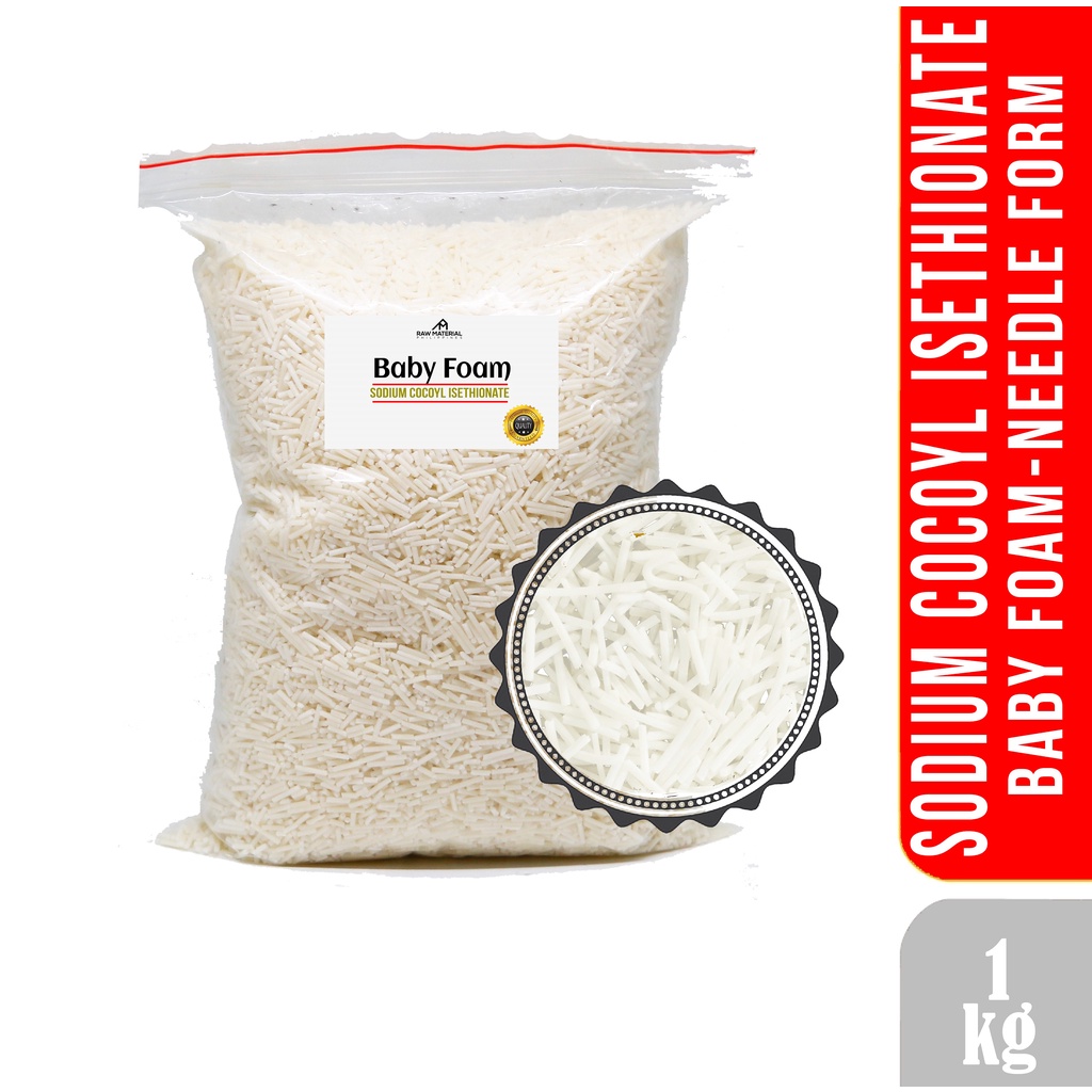 RMPH Sodium Cocoyl Isethionate SCI-85 Needle Form (Baby Foam) 1kg Low-Price | Shopee Philippines