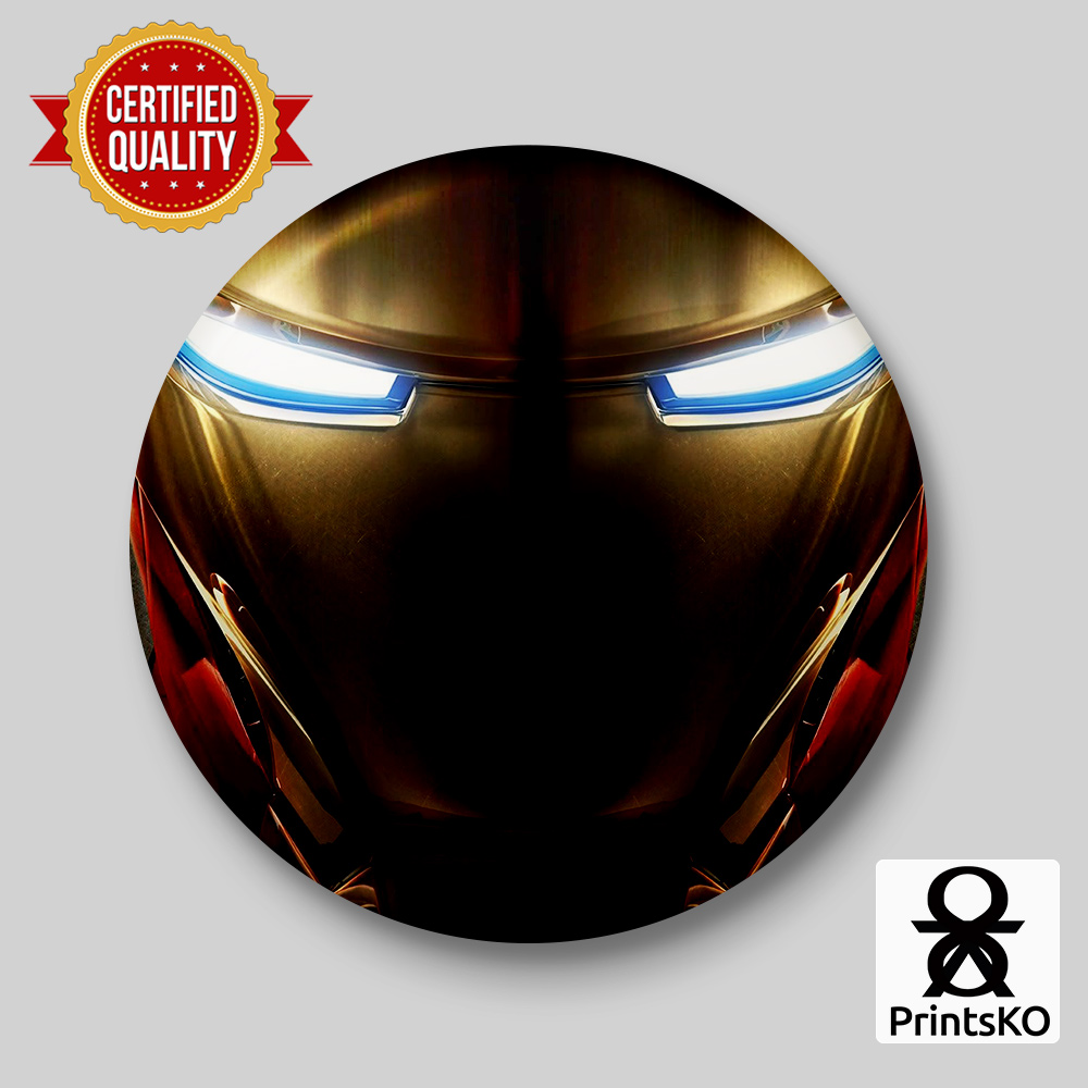 Iron Man Badge or Button Pin - Iron Man artworks Design | Shopee ...