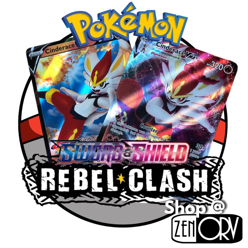 Rebel Clash FA Vmax V Sword and Shield Expansion Pokemon Card Single ...