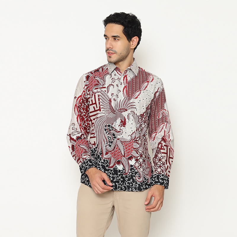 KEMEJA My Aksa Batik Men's Short Shirt Jeremy Jessica | Shopee Philippines