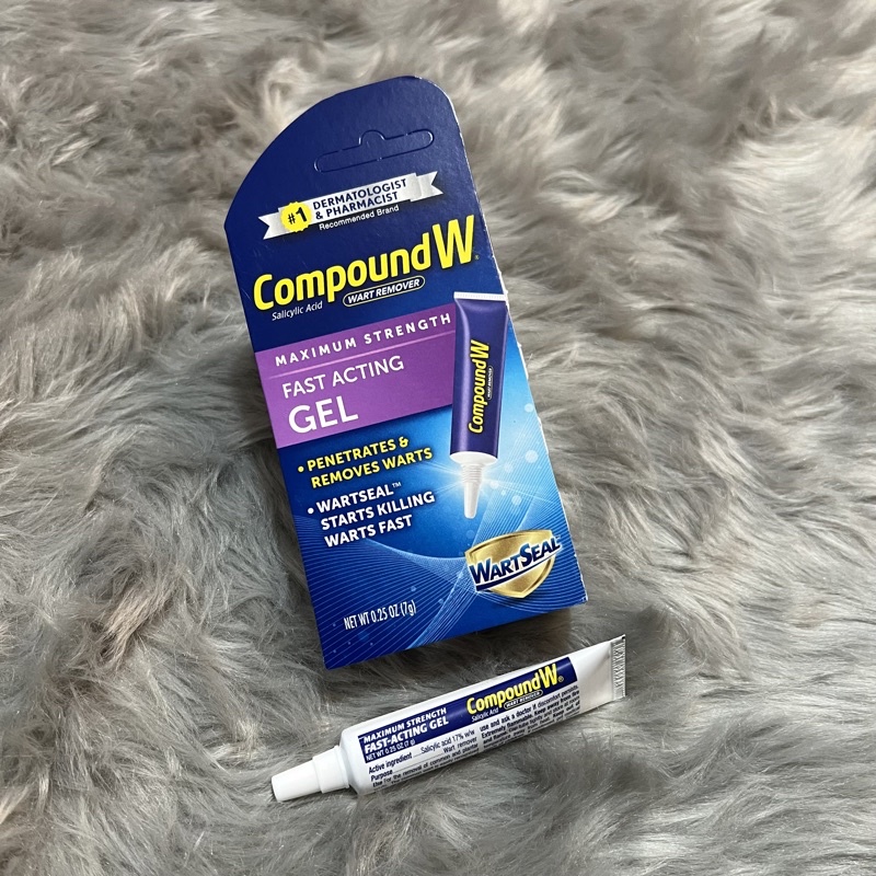 Compound W Wart Remover Salicylic Acid Fast Acting Gel & Liquid Maximum ...