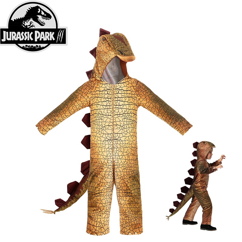 Park Dinosaur Jurassic Cosplay Costume For Kids Halloween Role Play ...