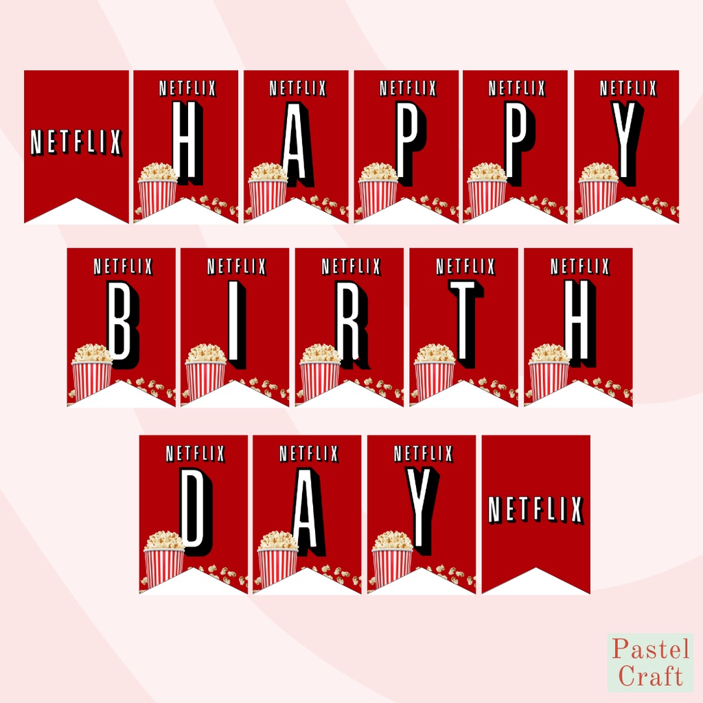 Netflix Customized Banner (Message us before you order. Price is per ...