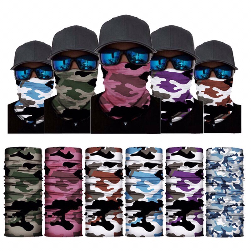 10 pcs Assorted Multi Purpose Half Tube Mask | Shopee Philippines
