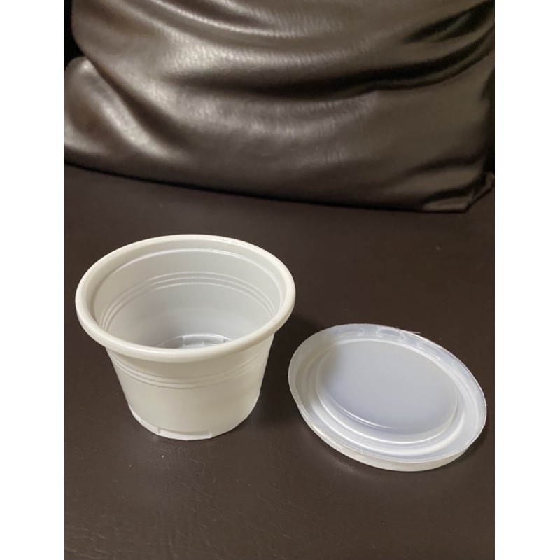 100pcs Sauce Cup 30ml 1 oz 3.5 oz Catsup Gravy Container with LIDS 30 ...