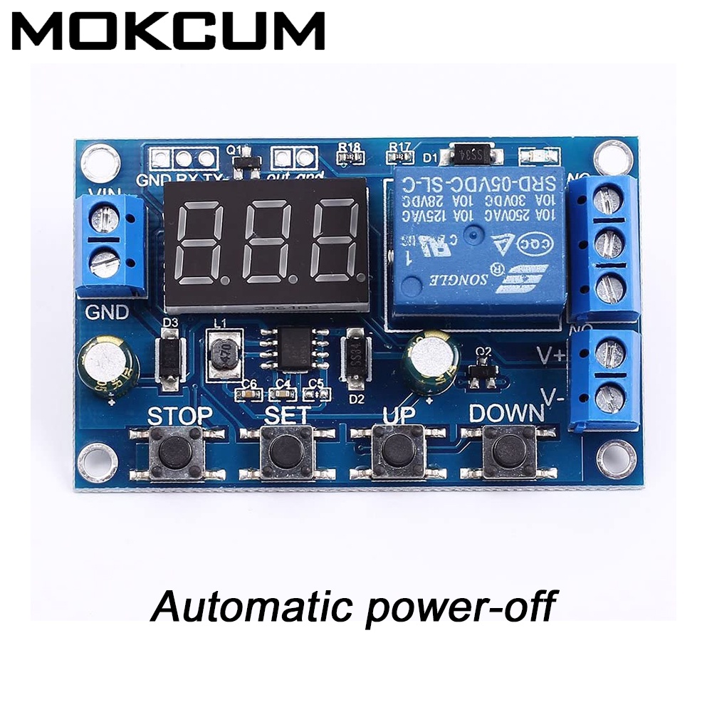 DC 12V 24V 48V XY-DJ Battery Charger Discharge Module Timer Auto Cut ...