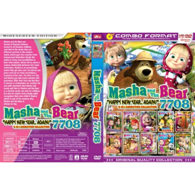 Dvd Masha and The Bear 7708 | Shopee Philippines