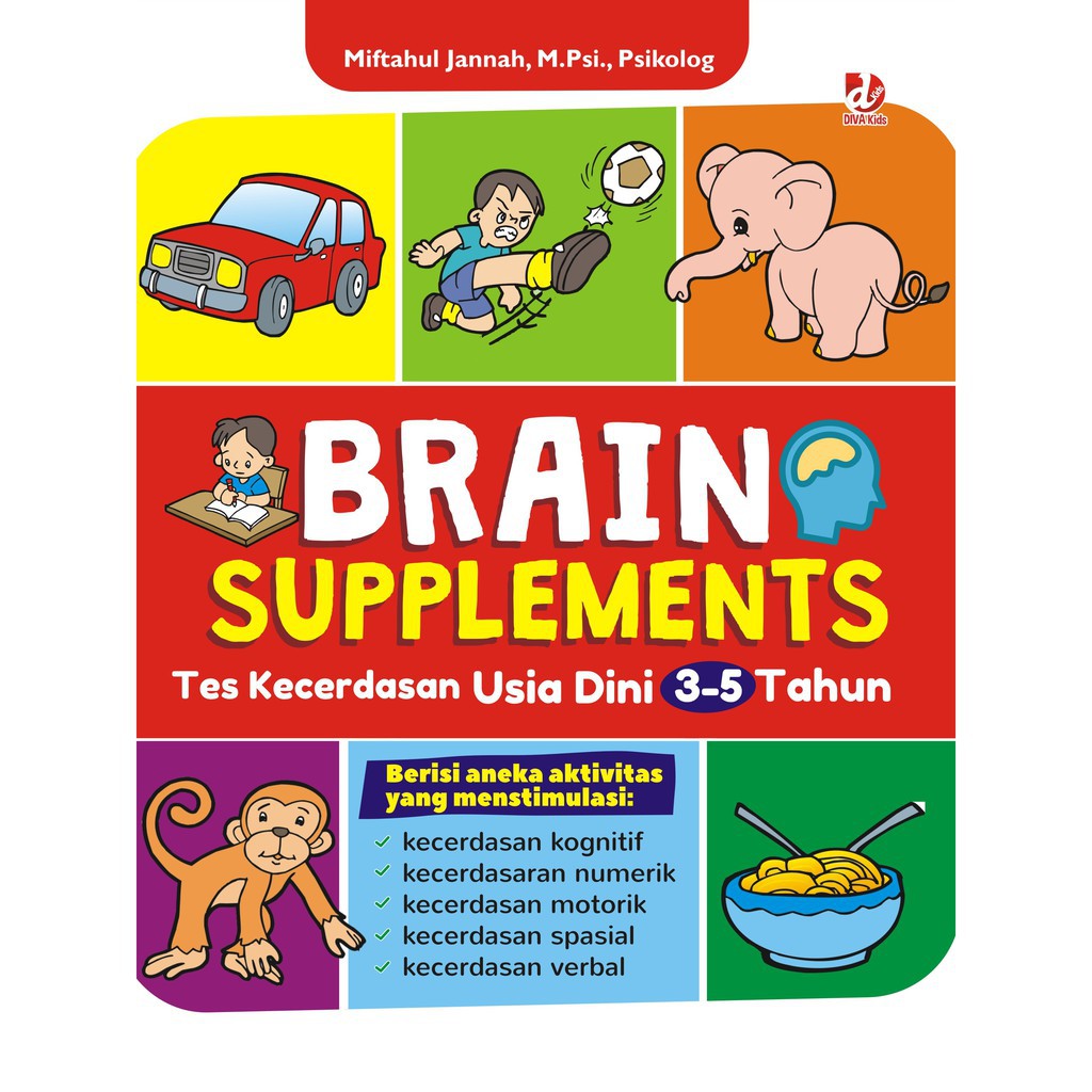 Brain Supplements Tes Kecerdasan Usia Dini 3-5 Tahun Book | Shopee ...