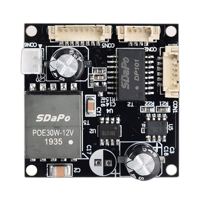POE Module Isolated PCB Board 48V to 12V2A Output for Security CCTV ...