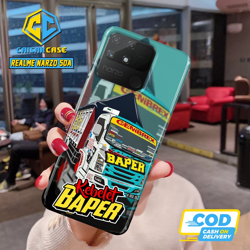 HP Emperor Case Realme Narzo 50A (3D03) Fashion Casing Truck Silicone ...