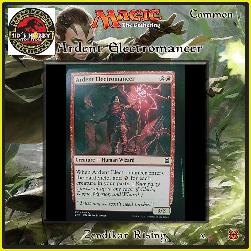 Ardent Electromancer Zendikar Rising Red Common MTG | Shopee Philippines
