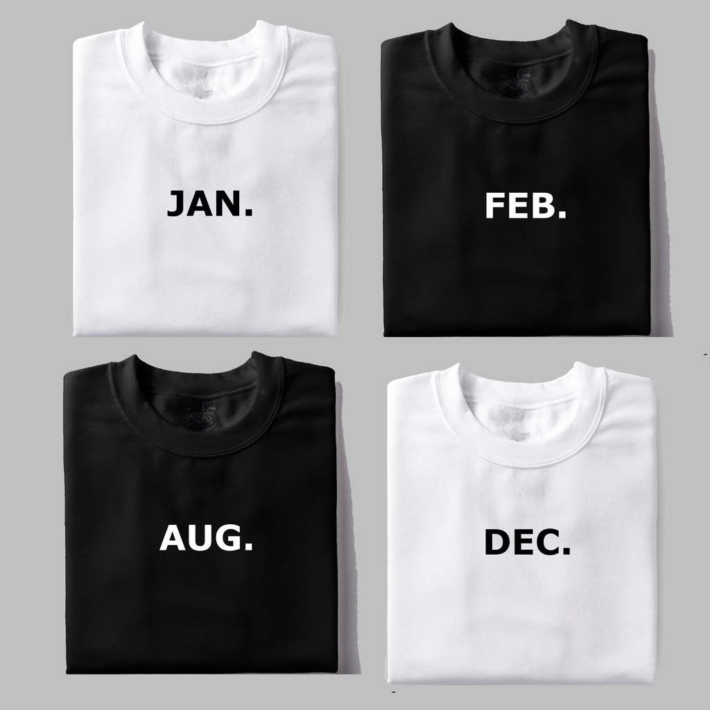 COD MONTHS STATEMENT SHIRT Design Graphic Printed Tees White Black ...