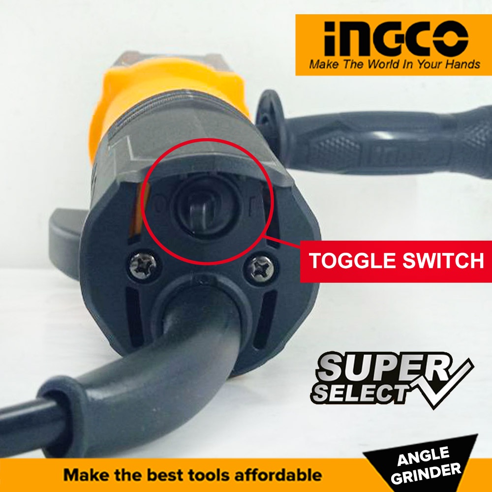 Ingco Electric Angle Grinder M10 750W AG70012 Power Tools IPT | Shopee ...