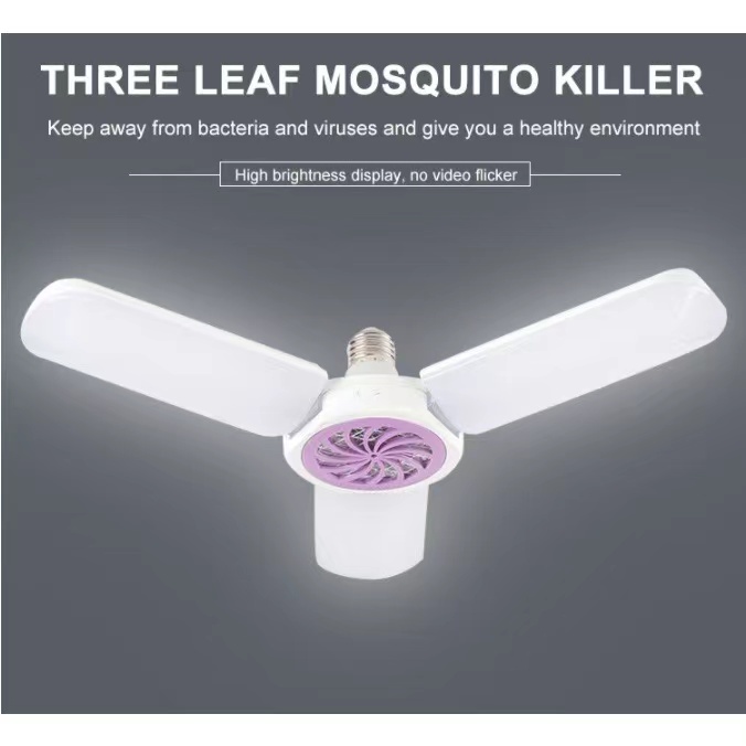 45W Foldable Fan Blade LED Mosquito Killer Lamp | Shopee Philippines