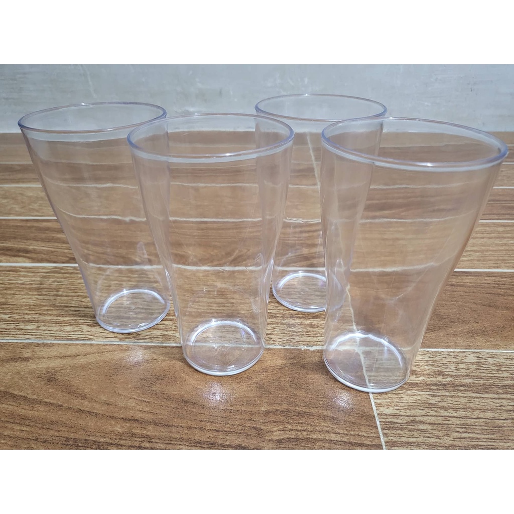 set of 4pcs. drinking glasses / baso / juice & water cup / fast food ...