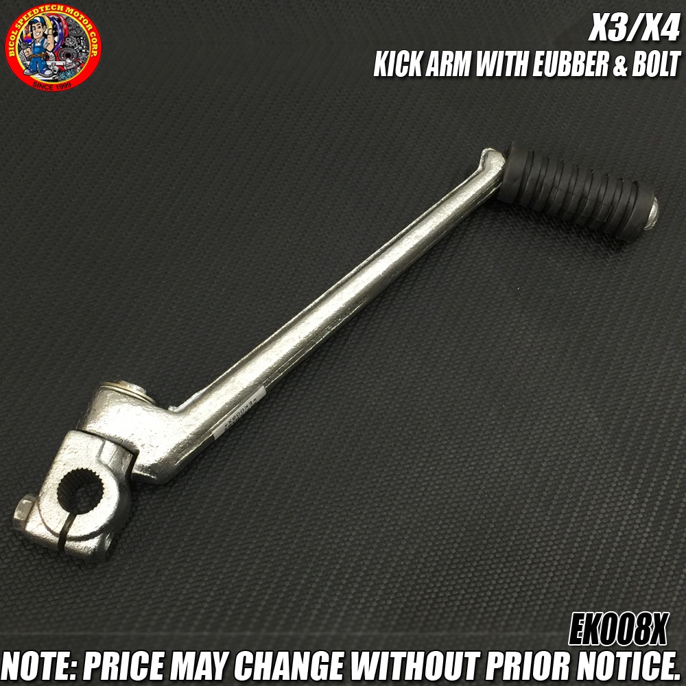 X3/X4 KICK ARM W/RUBBER & BOLT (EK008X) | Shopee Philippines