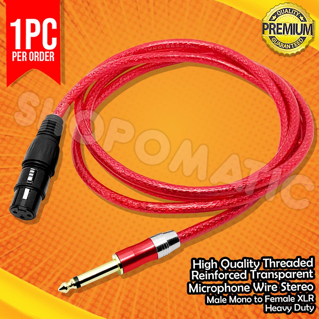 🟧 10 Meter Colorful Quality Heavy Duty Short Microphone Wire Cable 🟧 ...