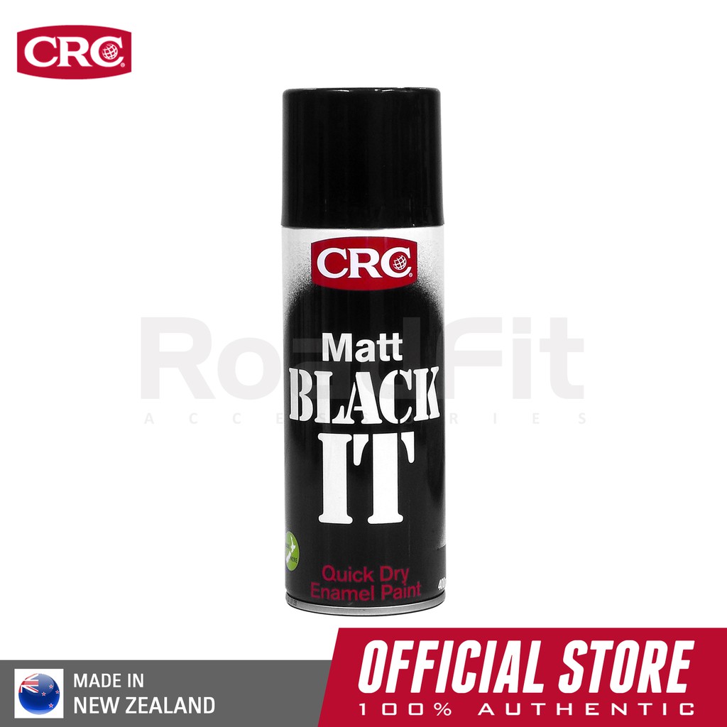 CRC Black It Matt Quick Drying Enamel Paint 400ml, 1 Spray Can 5110(Outlet) | Shopee Philippines