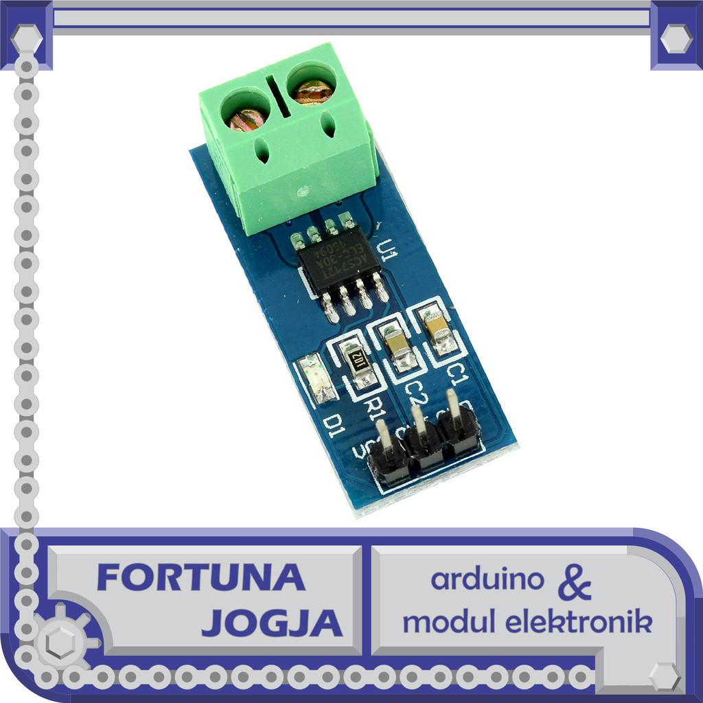 Acs712 30A AC & DC Hall Effect Current Sensor Module | Shopee Philippines