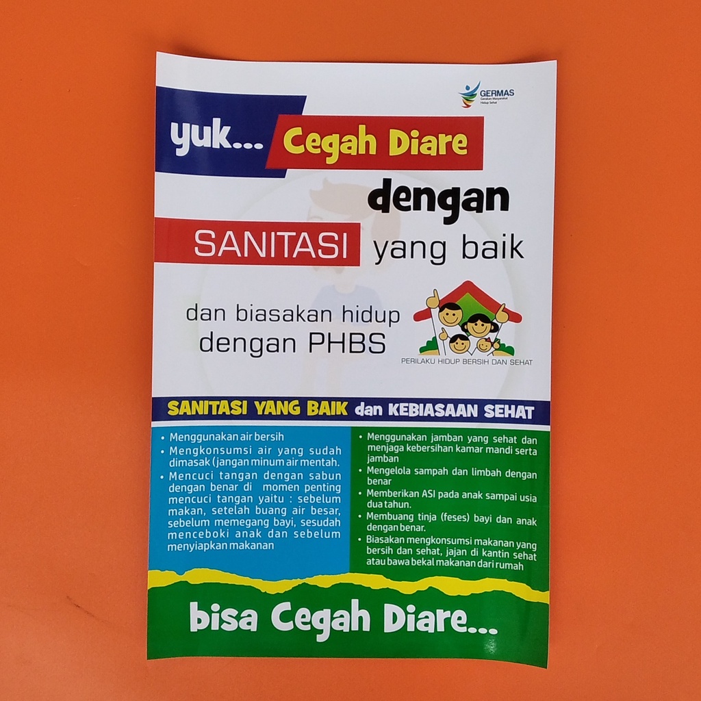 Poster to Prevent Diarrhea with Good Sanitation - Poster to Prevent ...
