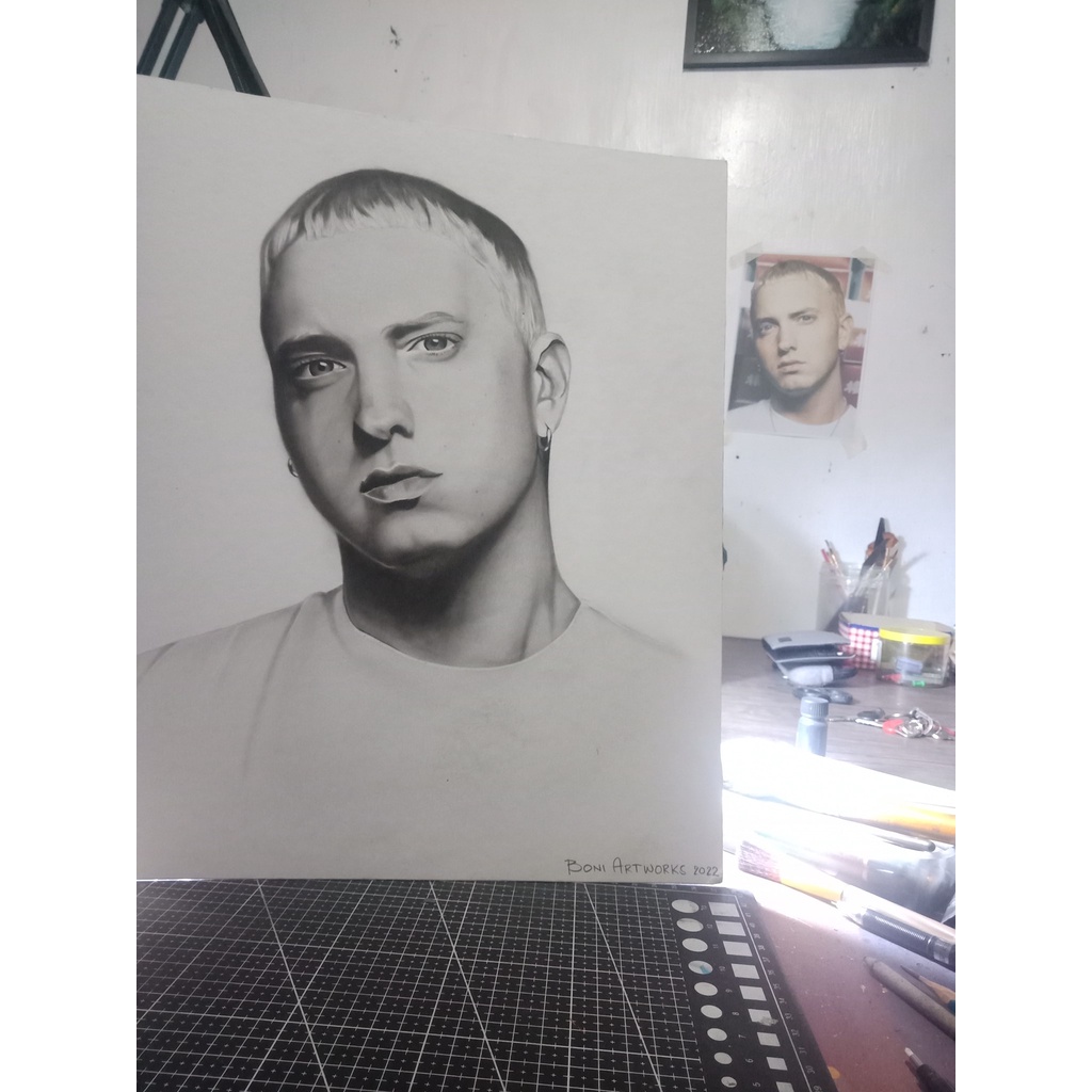 Charcoal Portrait Commission A4 A3 Size Shopee Philippines