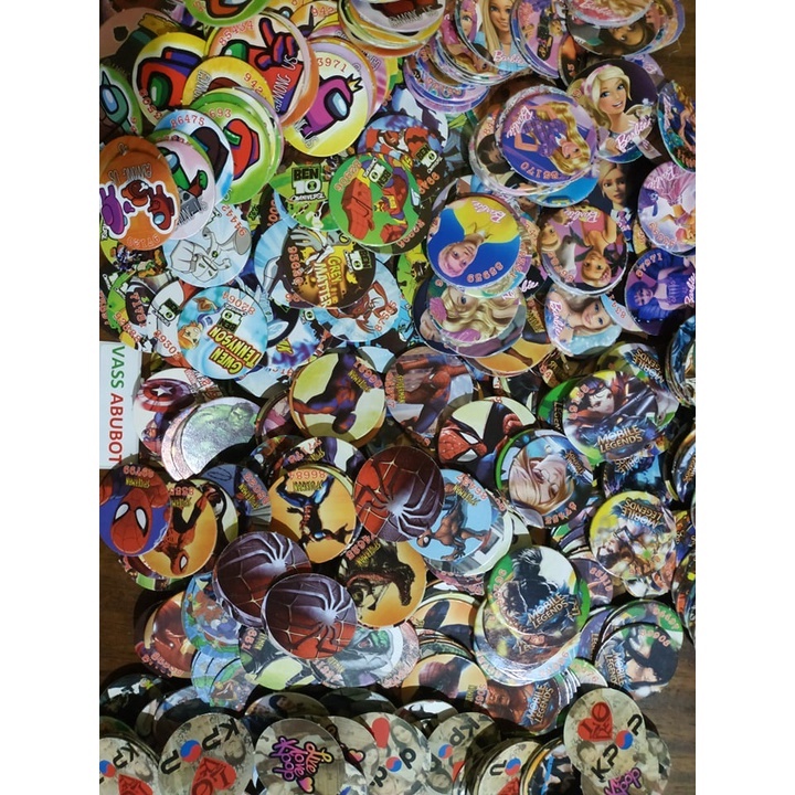 POGS ASSORTED CHARECTER 95 PIECES | Shopee Philippines