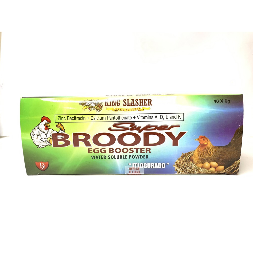 Super Broody Water Soluble Powder Egg Booster sold per box | Shopee ...