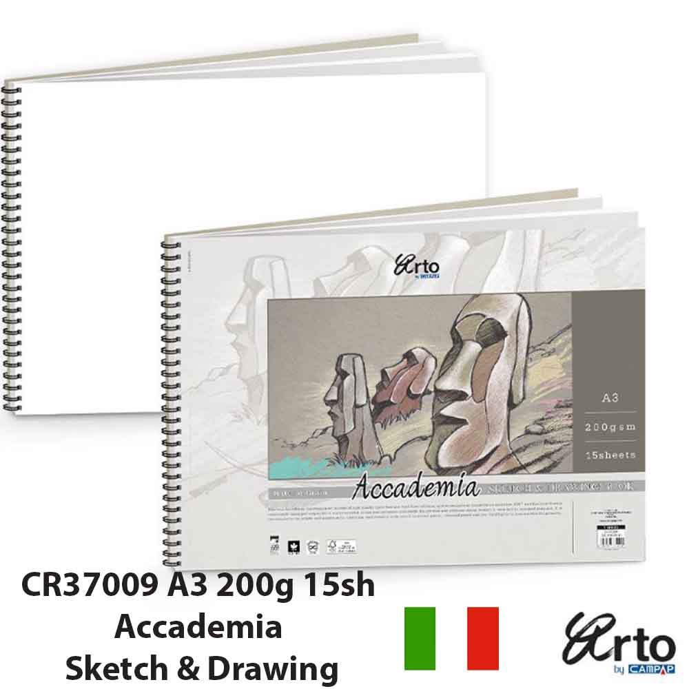 Arto Sketch and Drawing Book (Natural Grain) [15 Sheets] - A3 & A4 Size ...