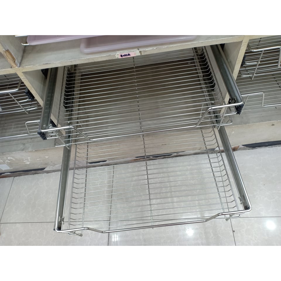 2 Layers Complete Set Stainless Pull out Wire Basket / KITCHEN ...
