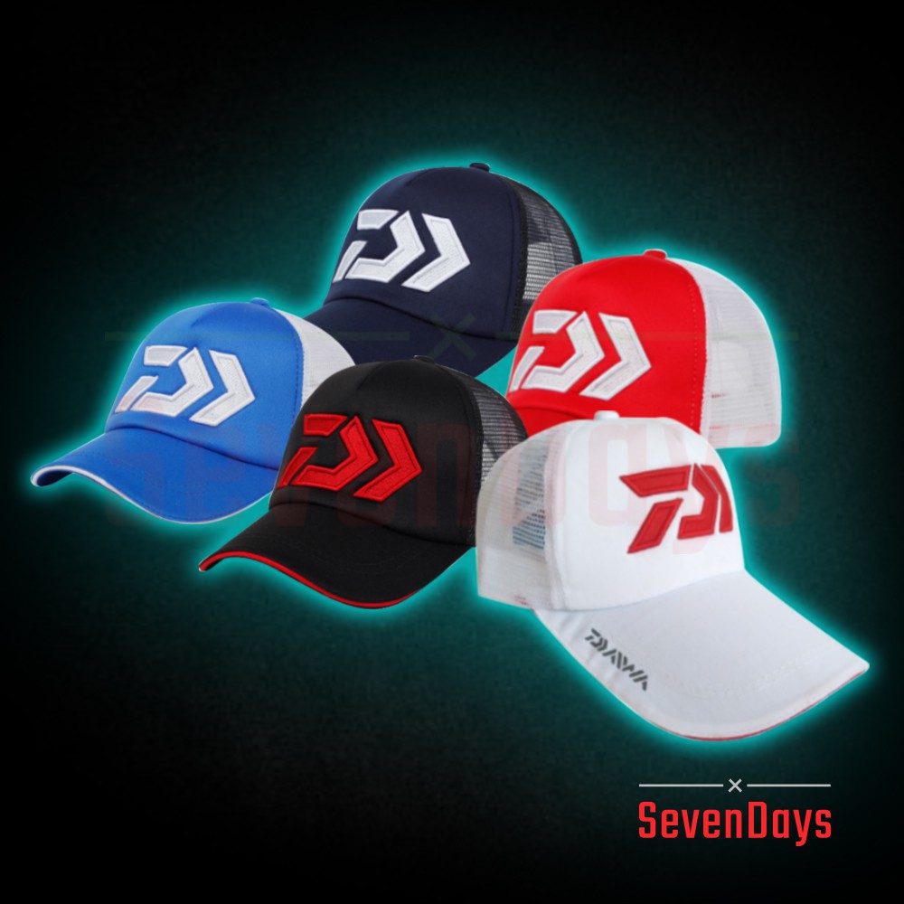 SevenDays Cap Team Daiwa Fishing Jigging Popping Casting Pancing Topi ...