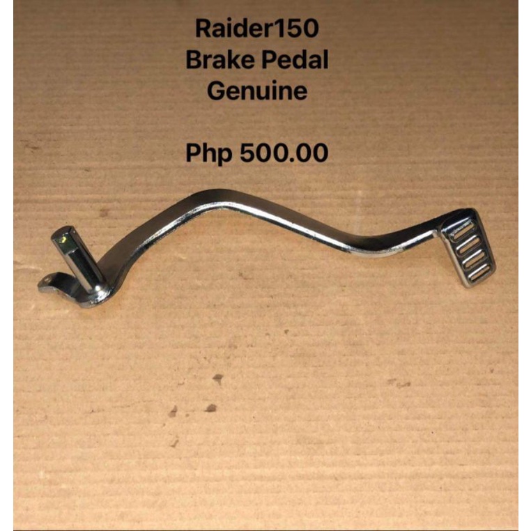 Suzuki Raider 150 carb genuine brake pedal | Shopee Philippines
