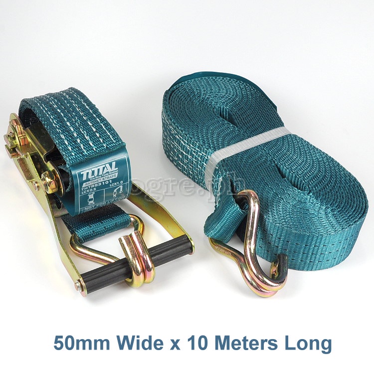 Total Ratchet Straps 3T 10M Adjustable RatchetTie Down Cargo Lashing ...